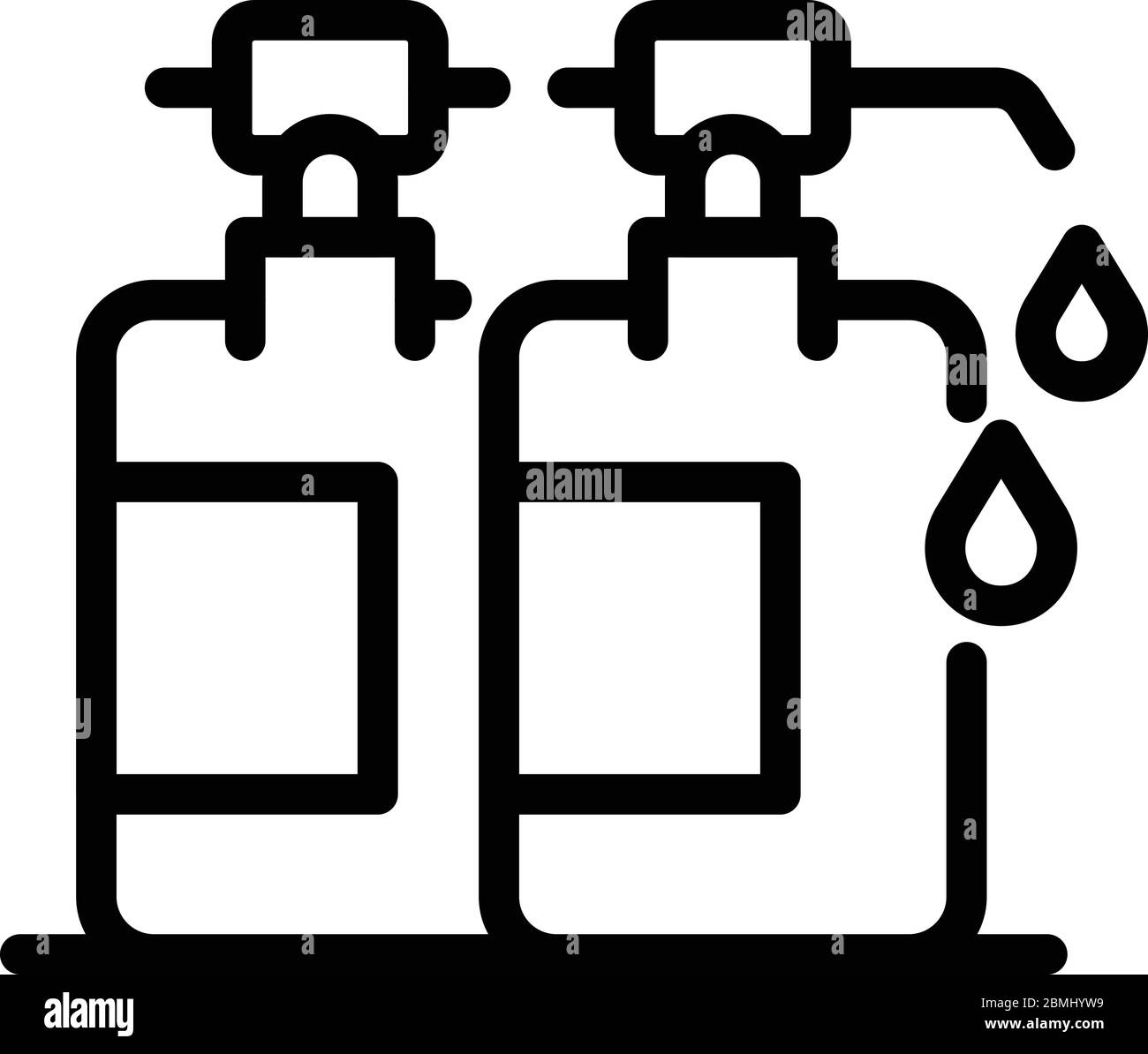 Liquid hand soap icon, outline style Stock Vector Image & Art - Alamy