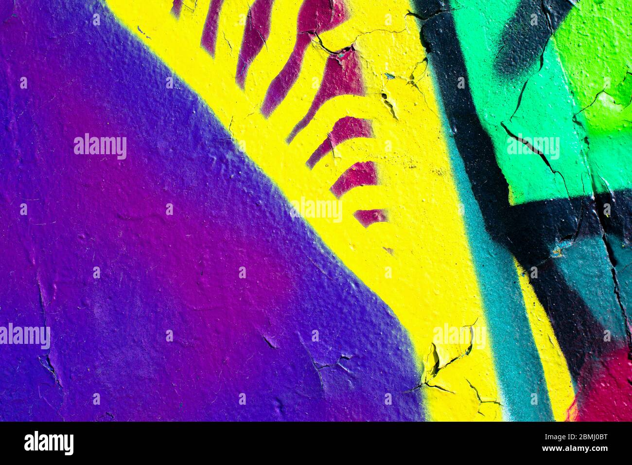 Closeup of colorful urban wall texture. Modern pattern for wallpaper ...