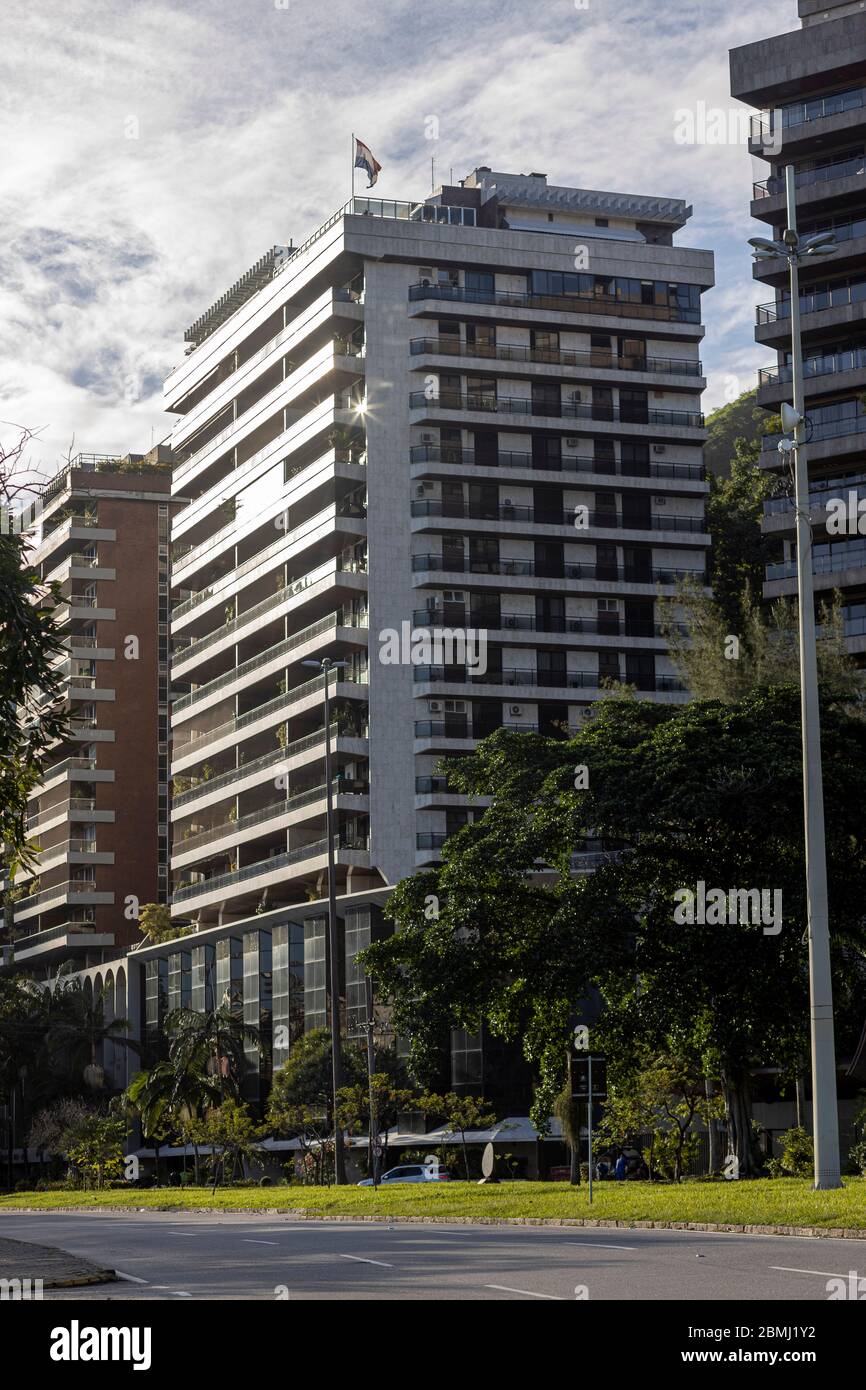 Luxury high rise apartment buildings in Rio de Janeiro with one in ...
