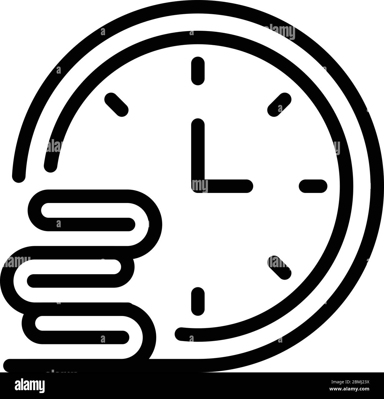 Cleaning time icon, outline style Stock Vector Image & Art - Alamy