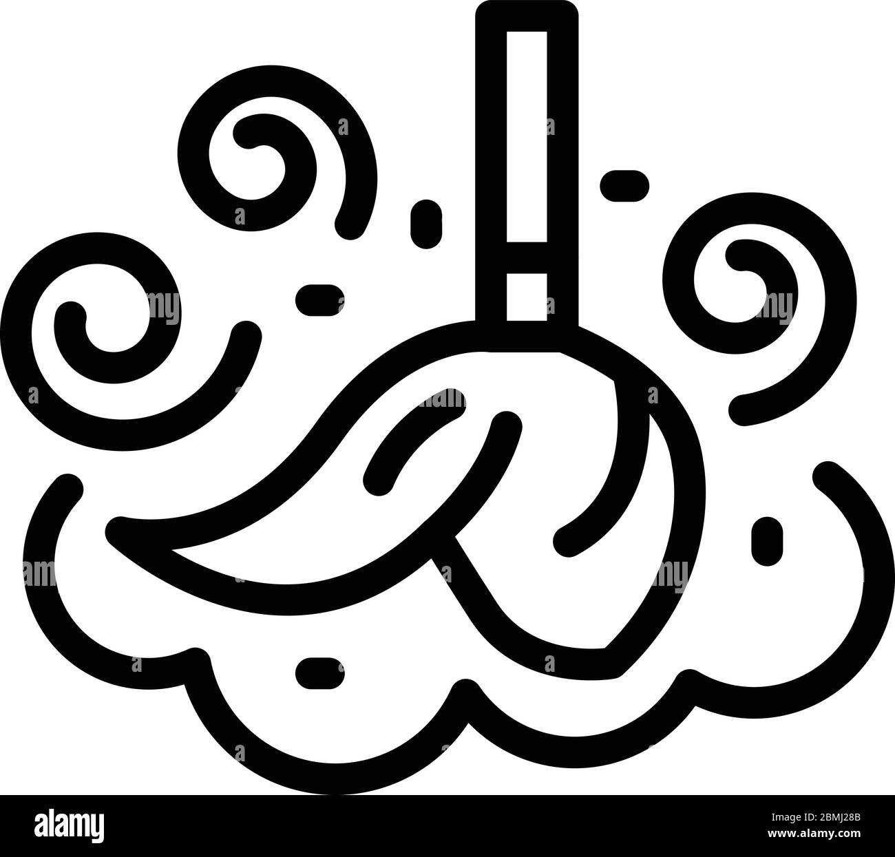 Foam single icon in Stock Vector Images - Alamy