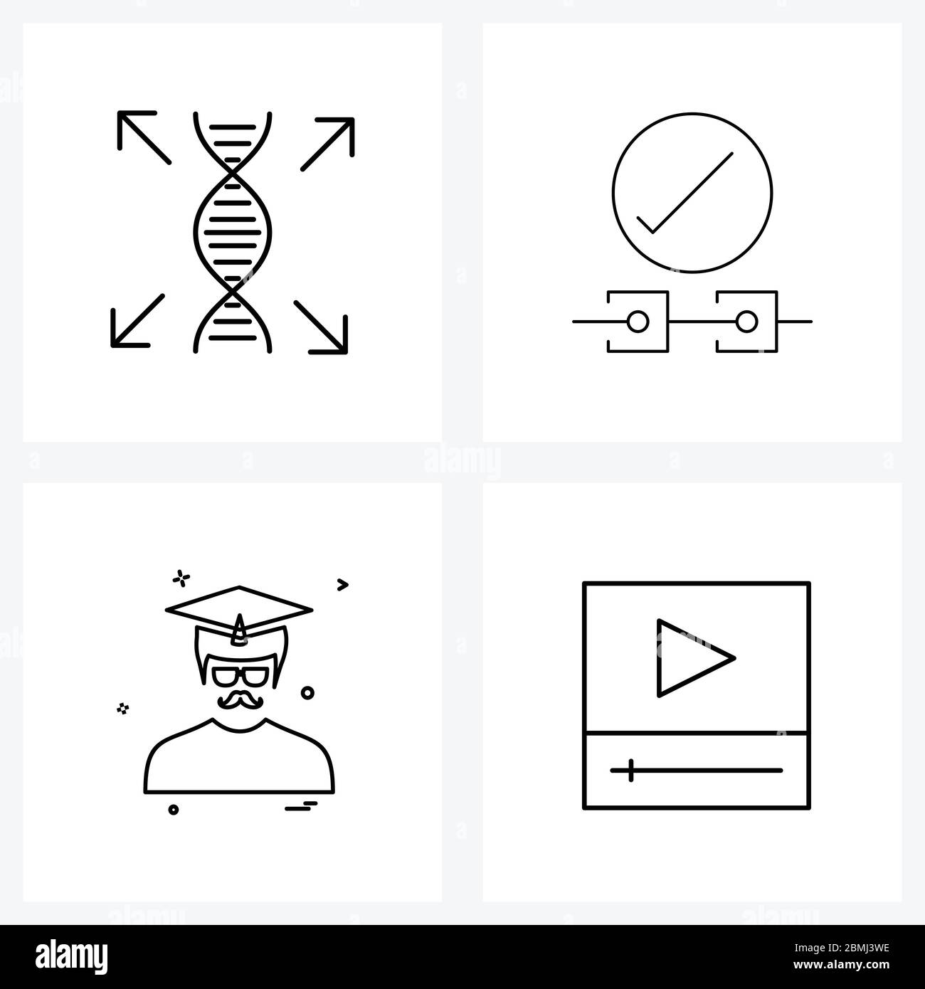 Medical block chain Stock Vector Images - Alamy