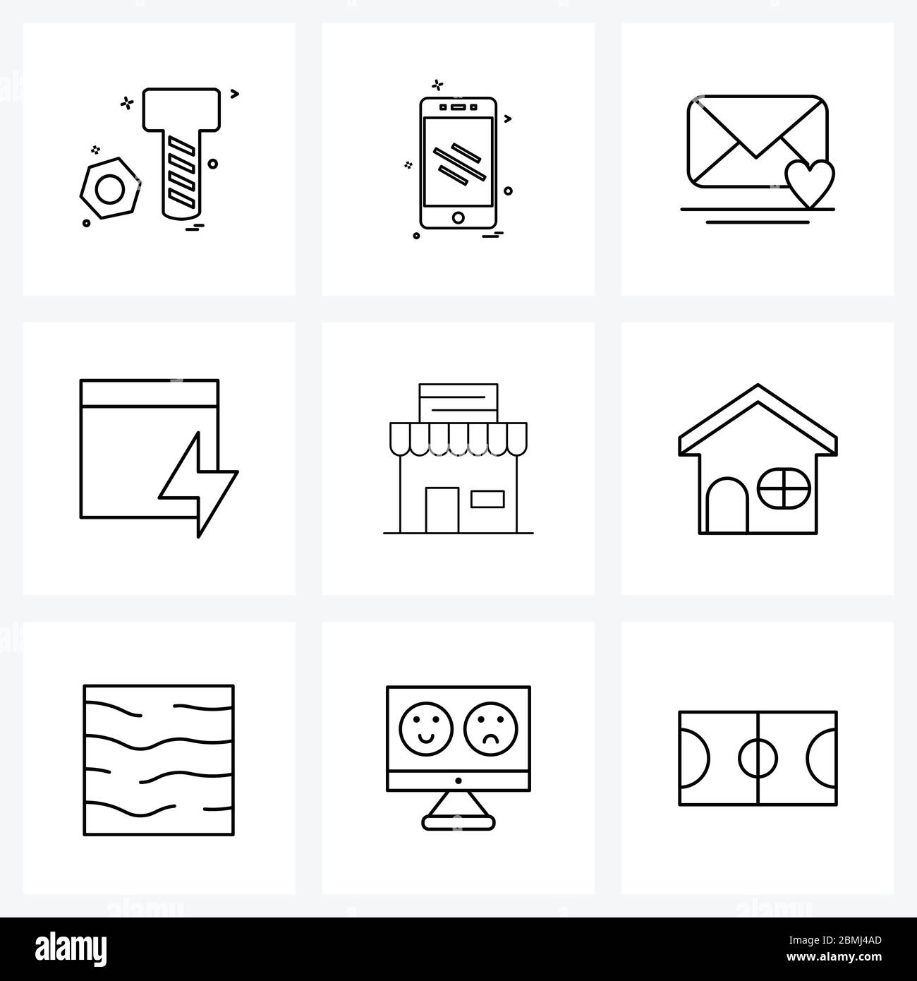 Super market power Stock Vector Images - Alamy