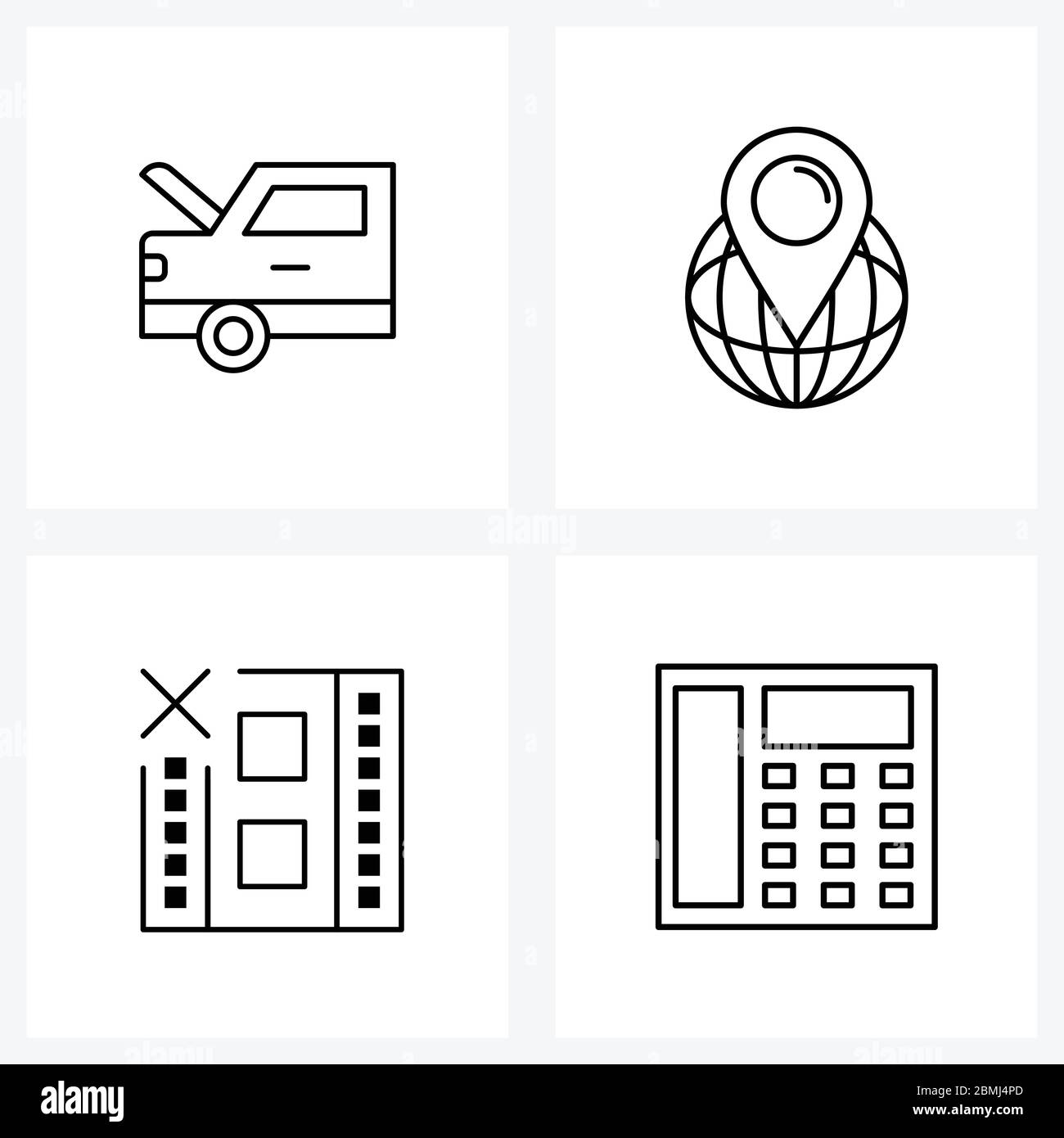 Film set accident Stock Vector Images - Alamy