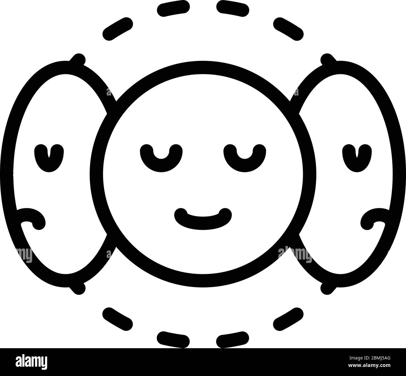 Three personality masks icon, outline style Stock Vector Image & Art ...