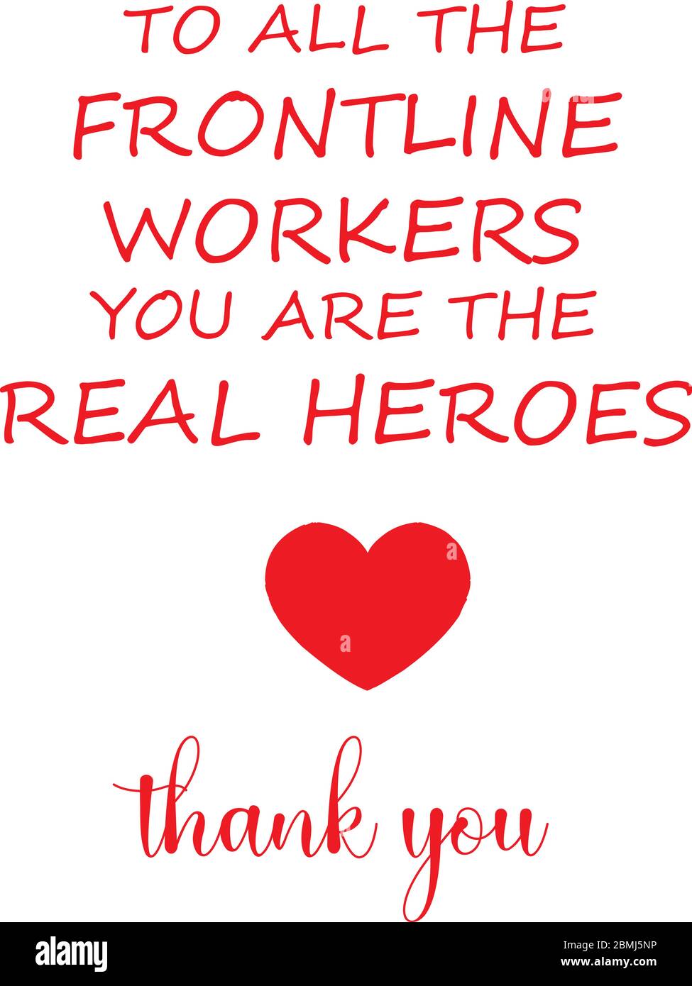 Appreciation message for Front line workers during Coronavirus COVID-19 ...