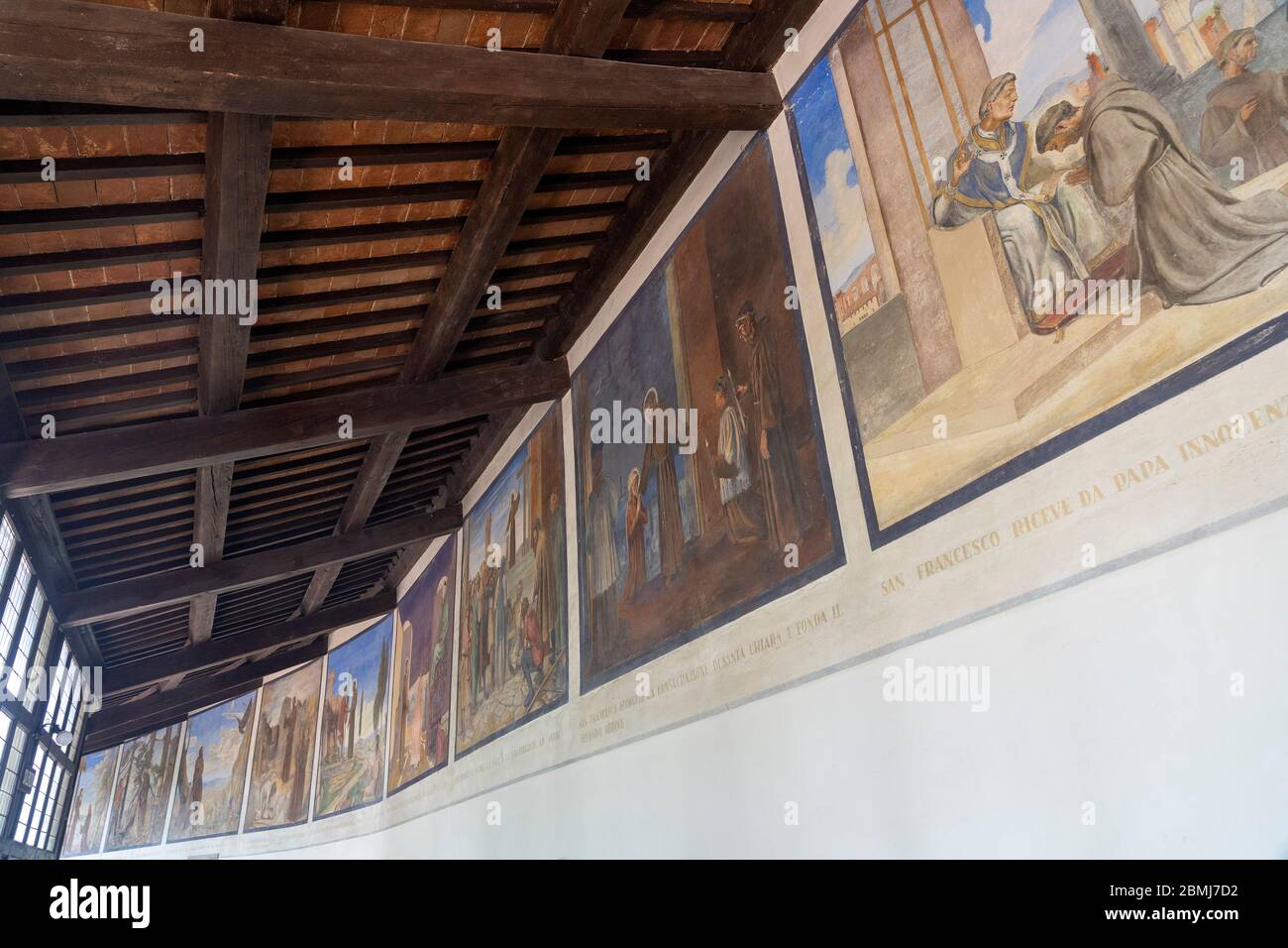 Medieval monastery of La Verna, in the Arezzo province, Tuscany, Italy ...