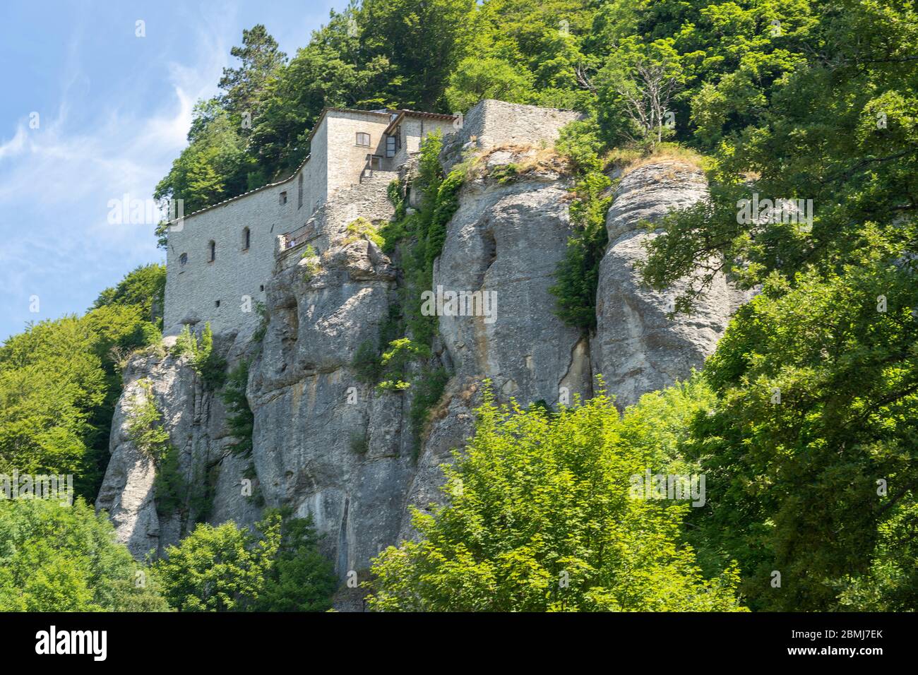 Medieval monastery of La Verna, in the Arezzo province, Tuscany, Italy ...