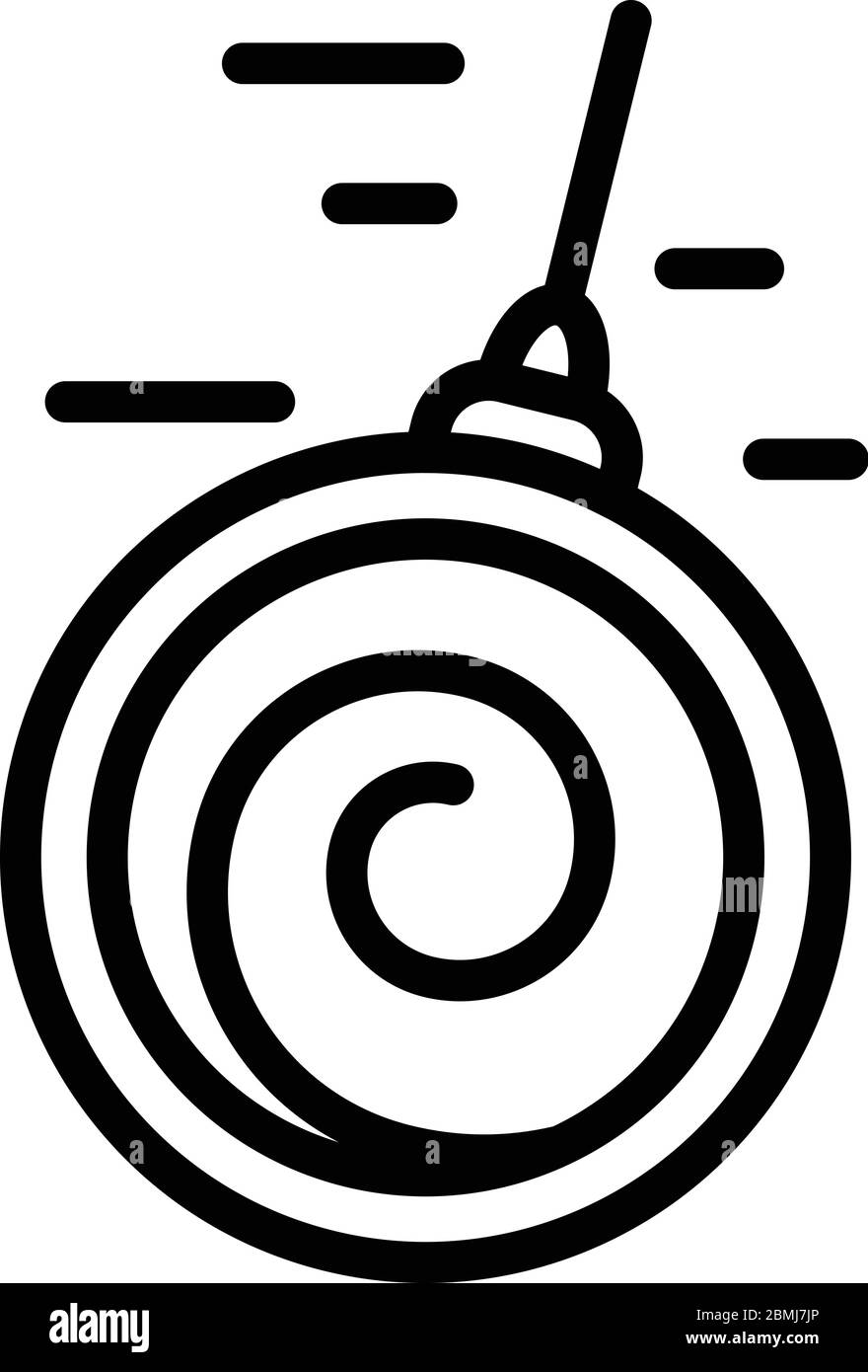 Pendulum in motion icon, outline style Stock Vector Image & Art - Alamy