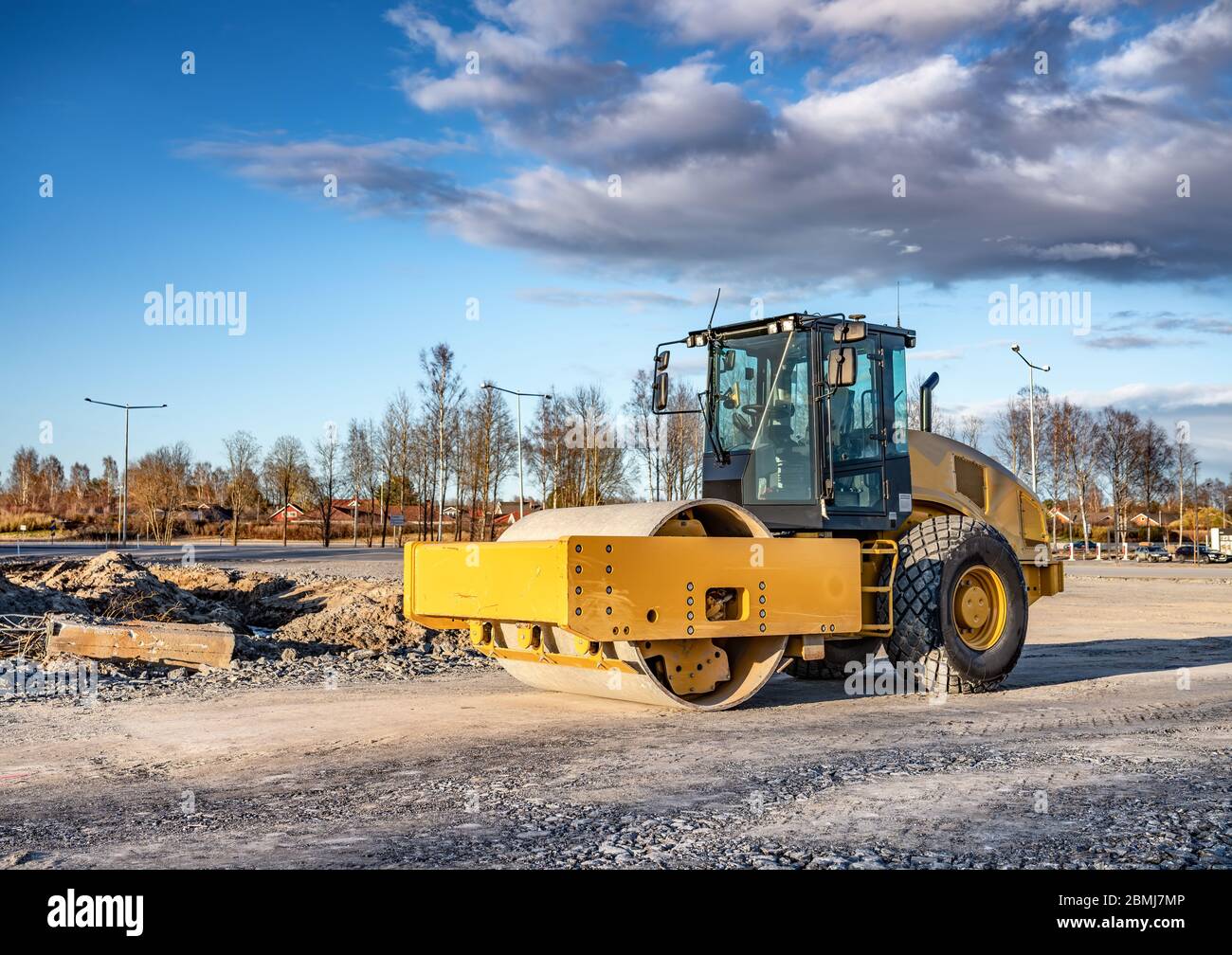 Steam Roller Side View