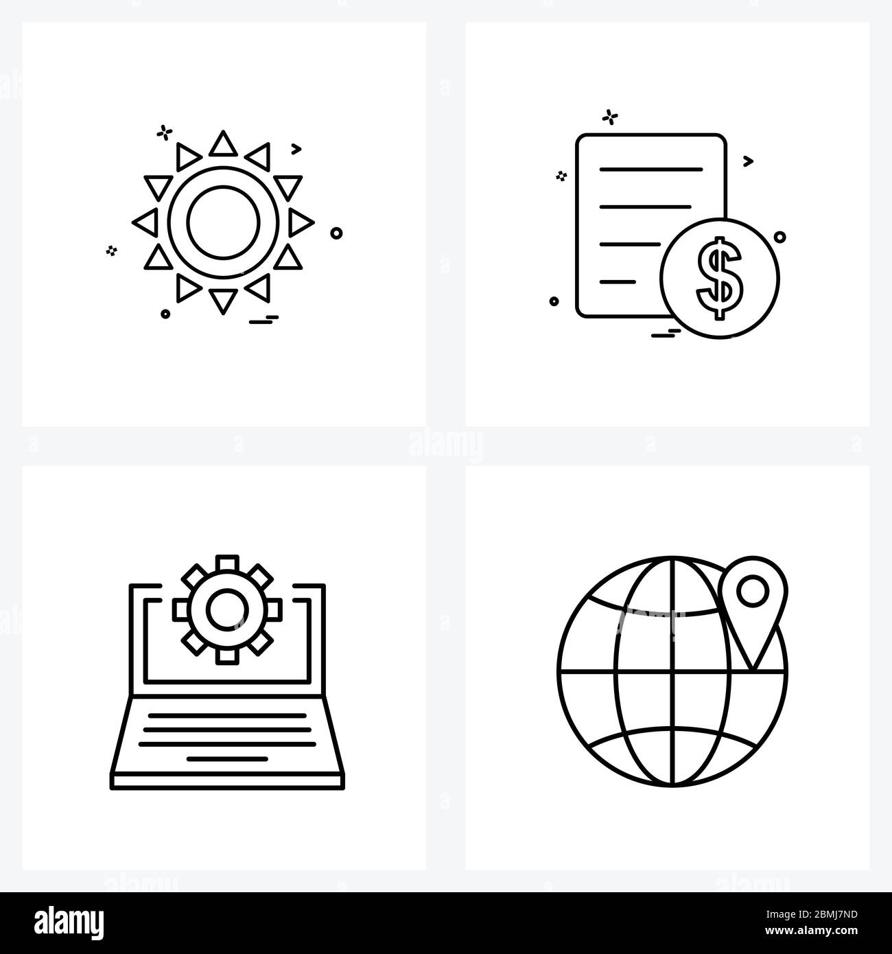 Simple Weather Map Symbols