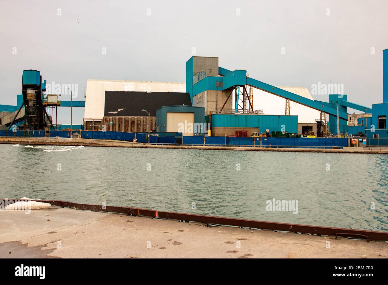 Goderich Harbour and Maitland Valley Marina Stock Photo - Alamy