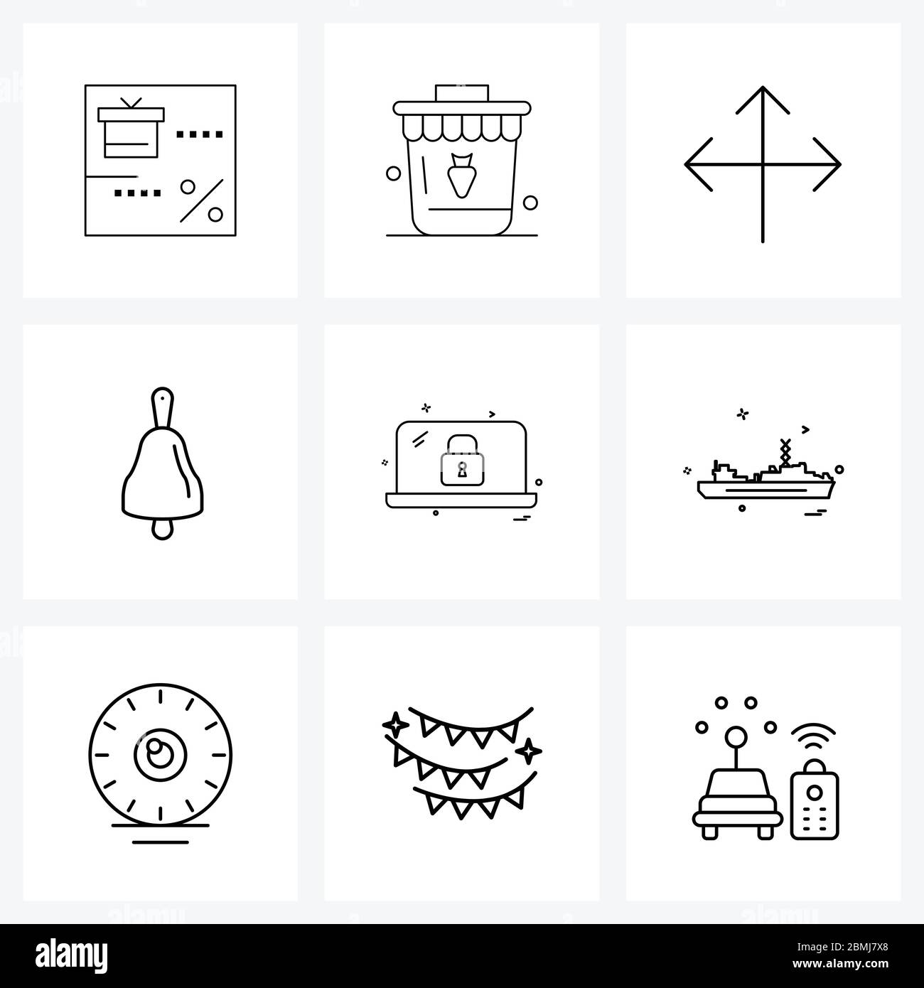 9 Universal Line Icon Pixel Perfect Symbols of army, laptop, arrow ... 9 Universal Line Icon Pixel Perfect Symbols of army, laptop, arrow ...