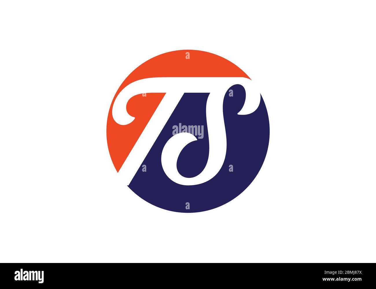 Initial Monogram Letter T S Logo Design Vector Template. Graphic ...