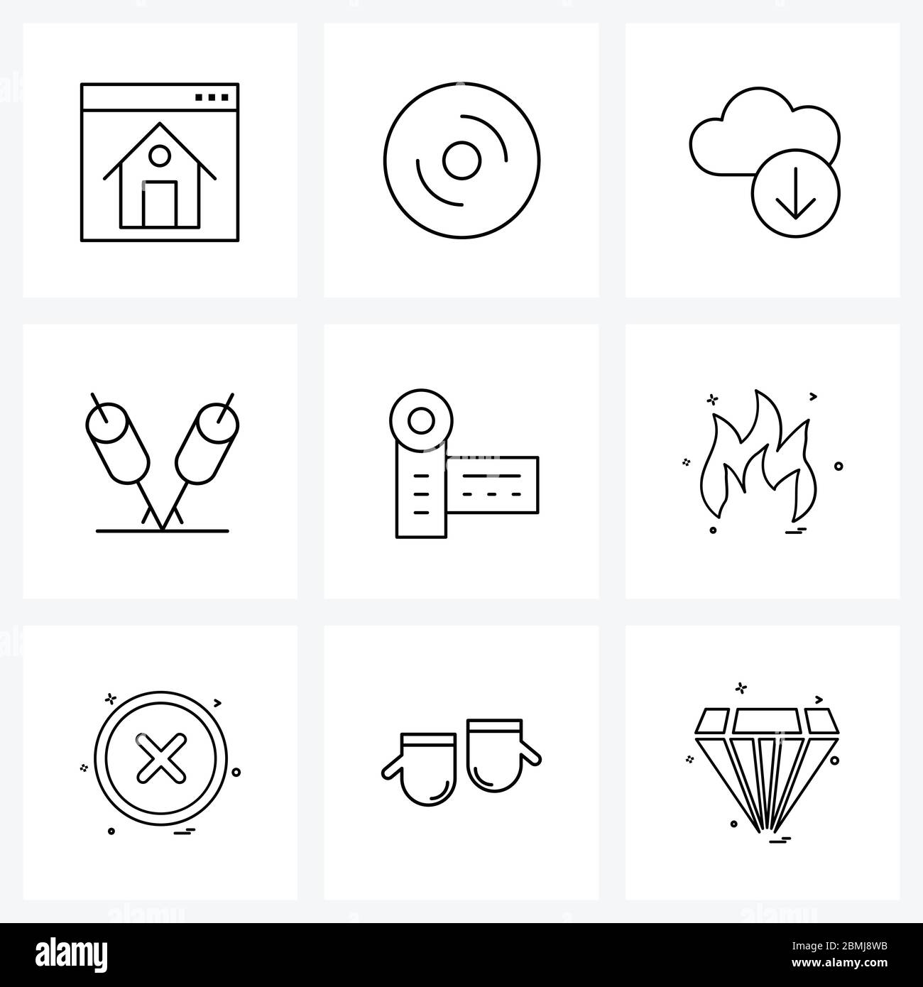 Boxing vector icons user interface hi-res stock photography and images ...