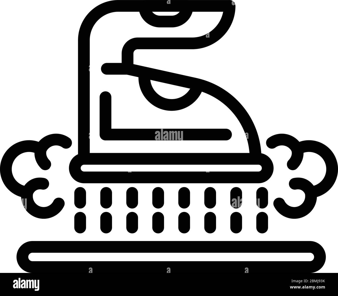 Steam iron icon, outline style Stock Vector Image & Art - Alamy