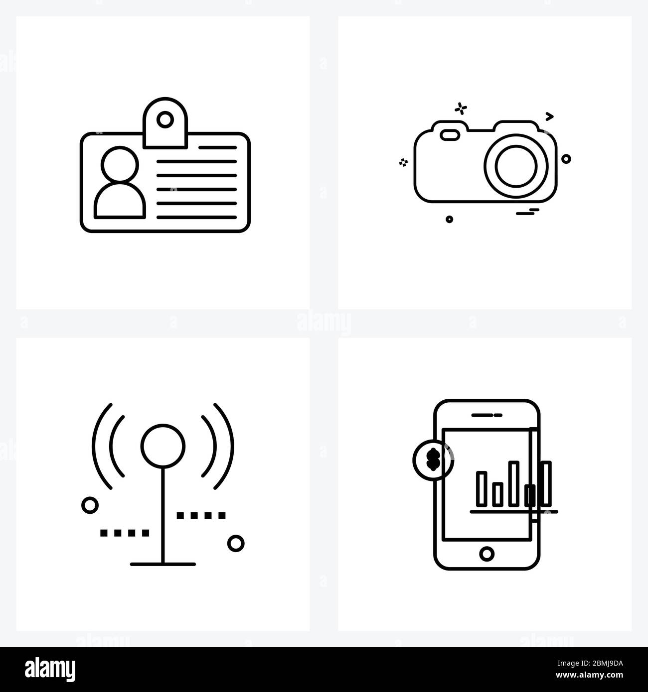 Mobile phone antenna signals Black and White Stock Photos & Images - Alamy