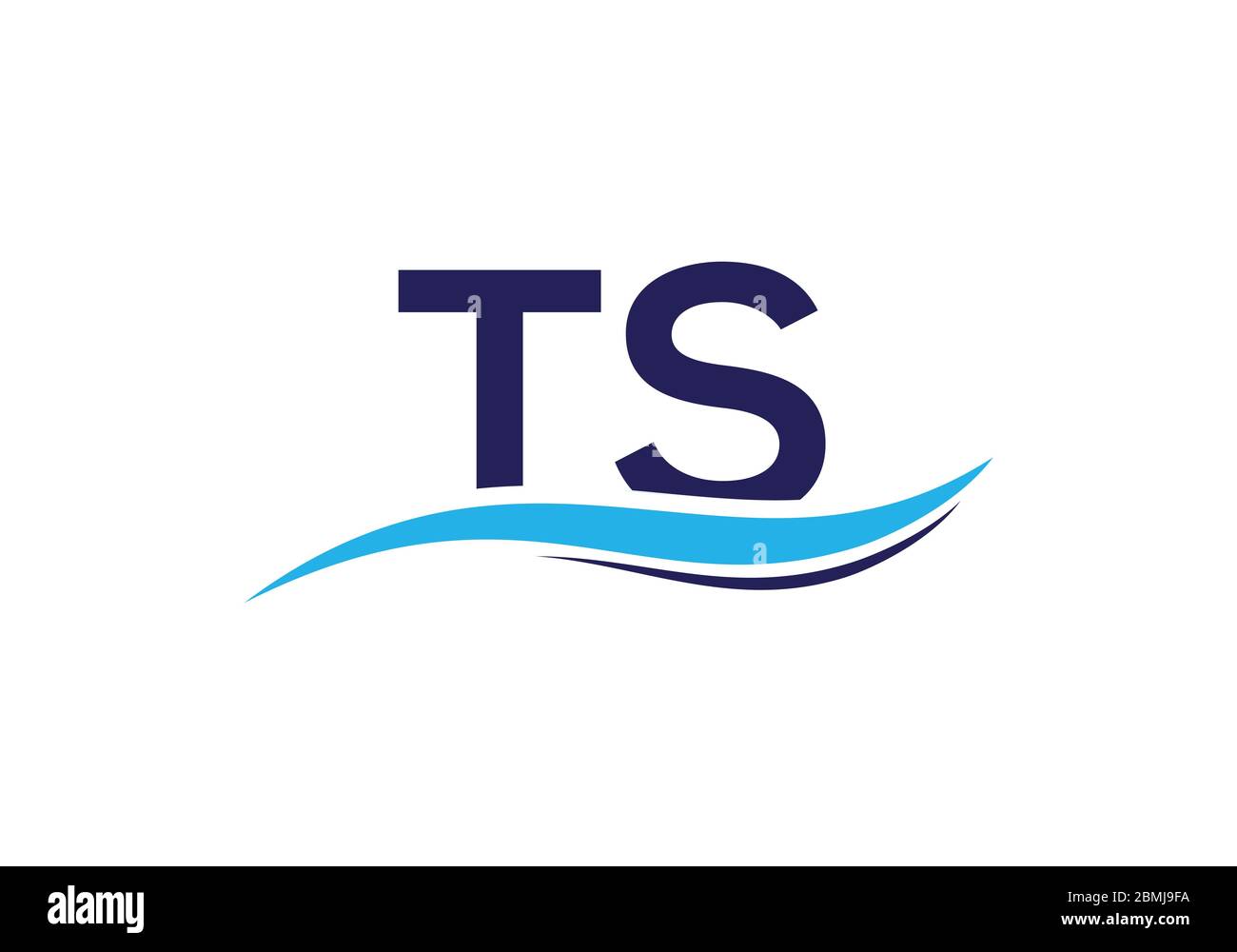Initial Monogram Letter T S Logo Design Vector Template. Graphic ...
