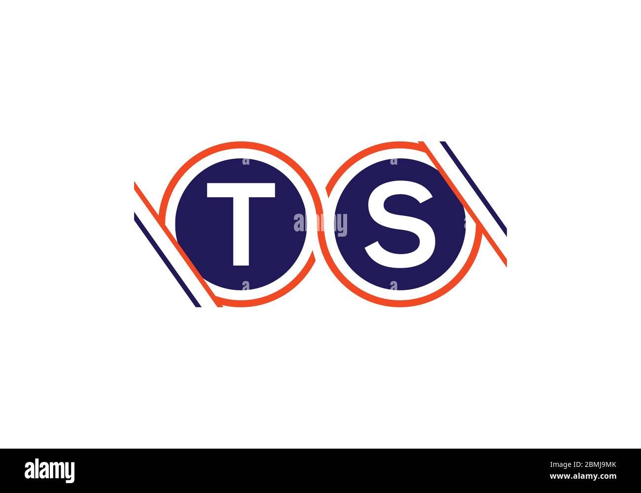 Initial Monogram Letter T S Logo Design Vector Template. Graphic ...