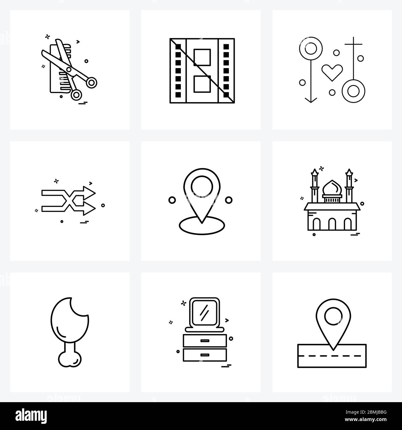 Film Cutting Table Stock Vector Images - Alamy