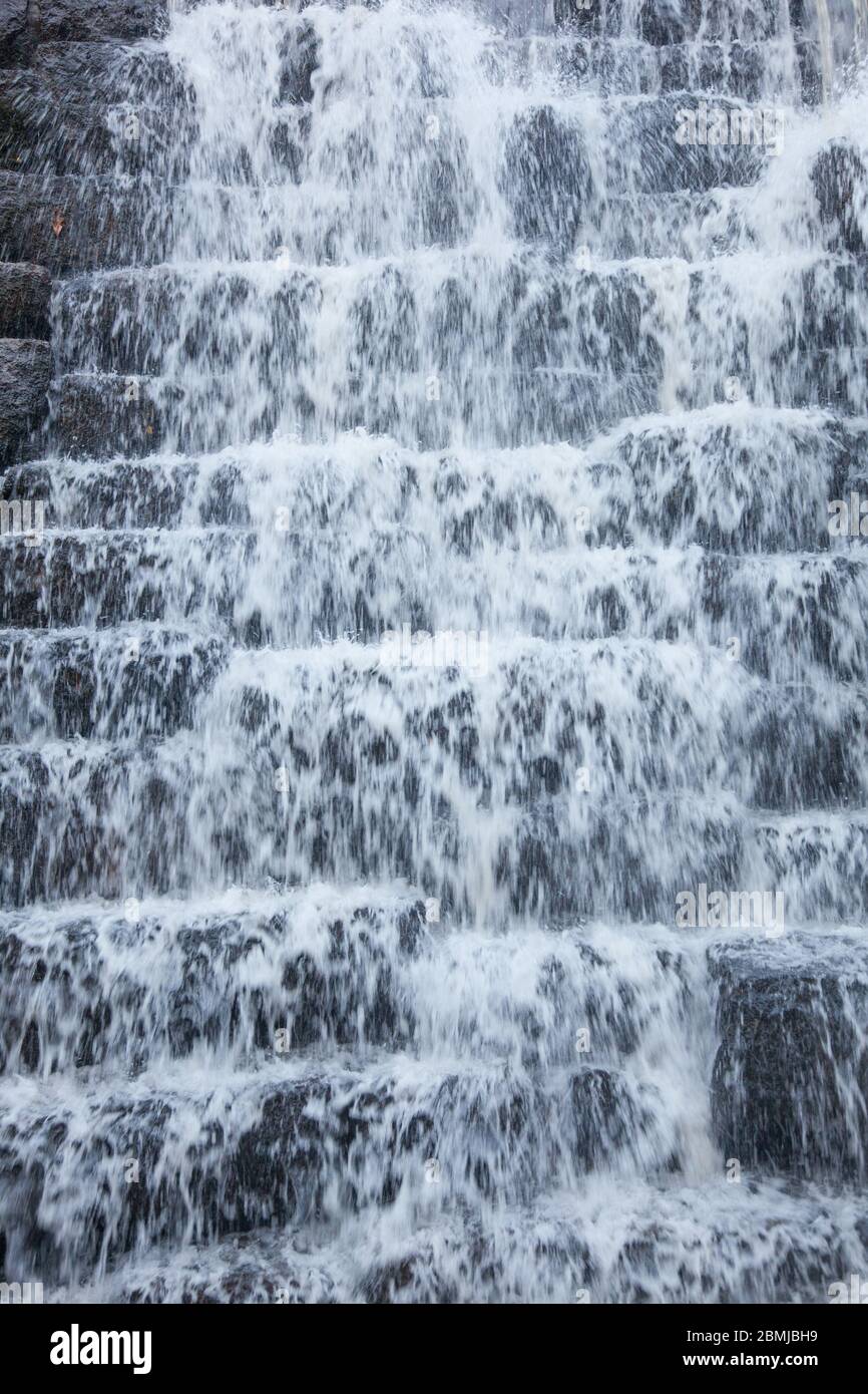 Water falling down stone steps Stock Photo - Alamy