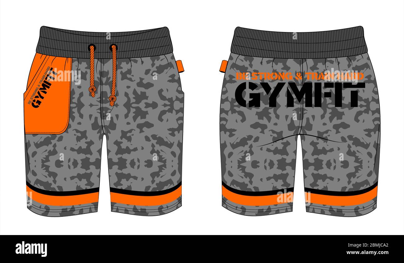 Boy gym shorts Stock Vector Images - Alamy