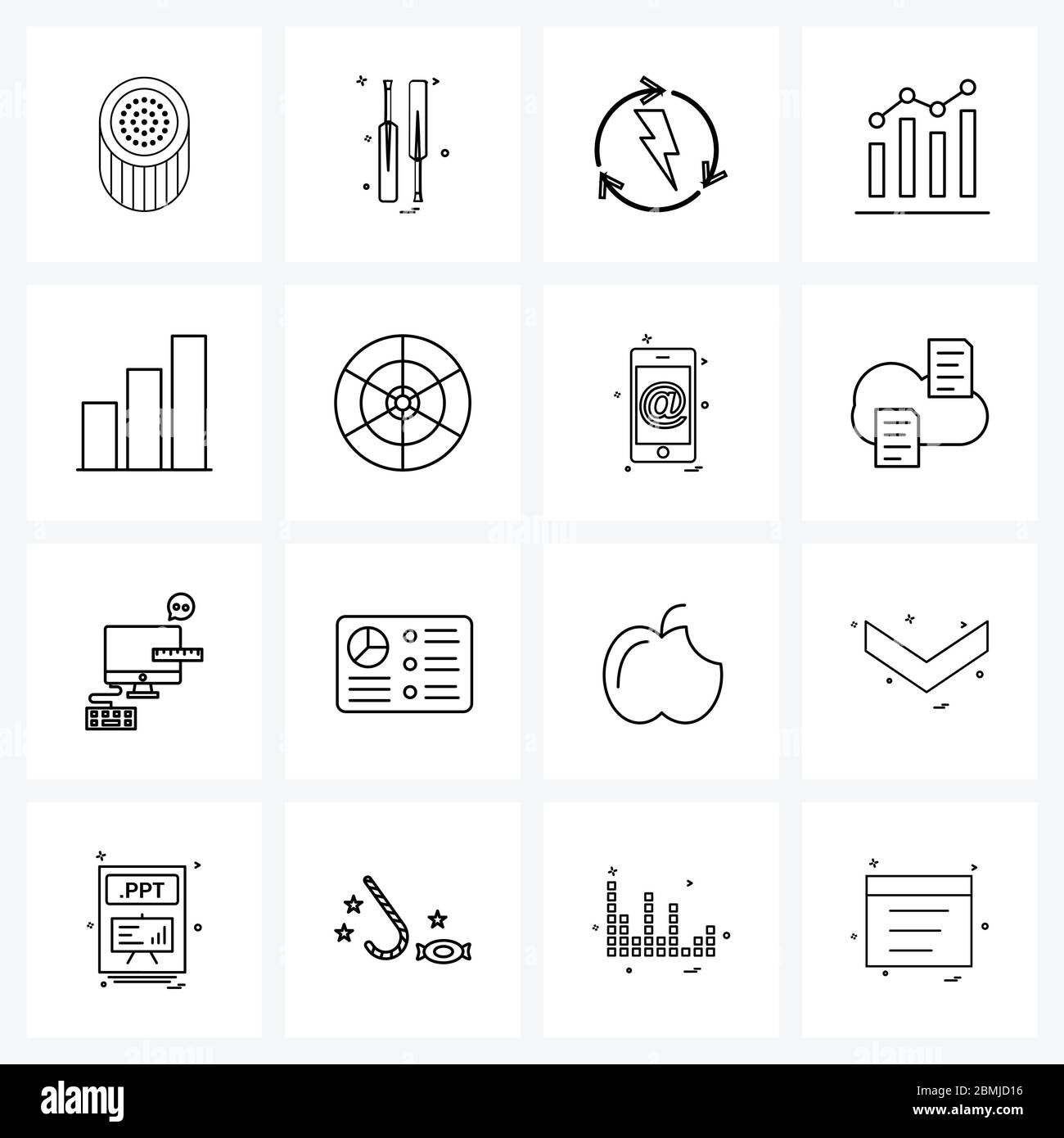Electric current graph Stock Vector Images - Alamy