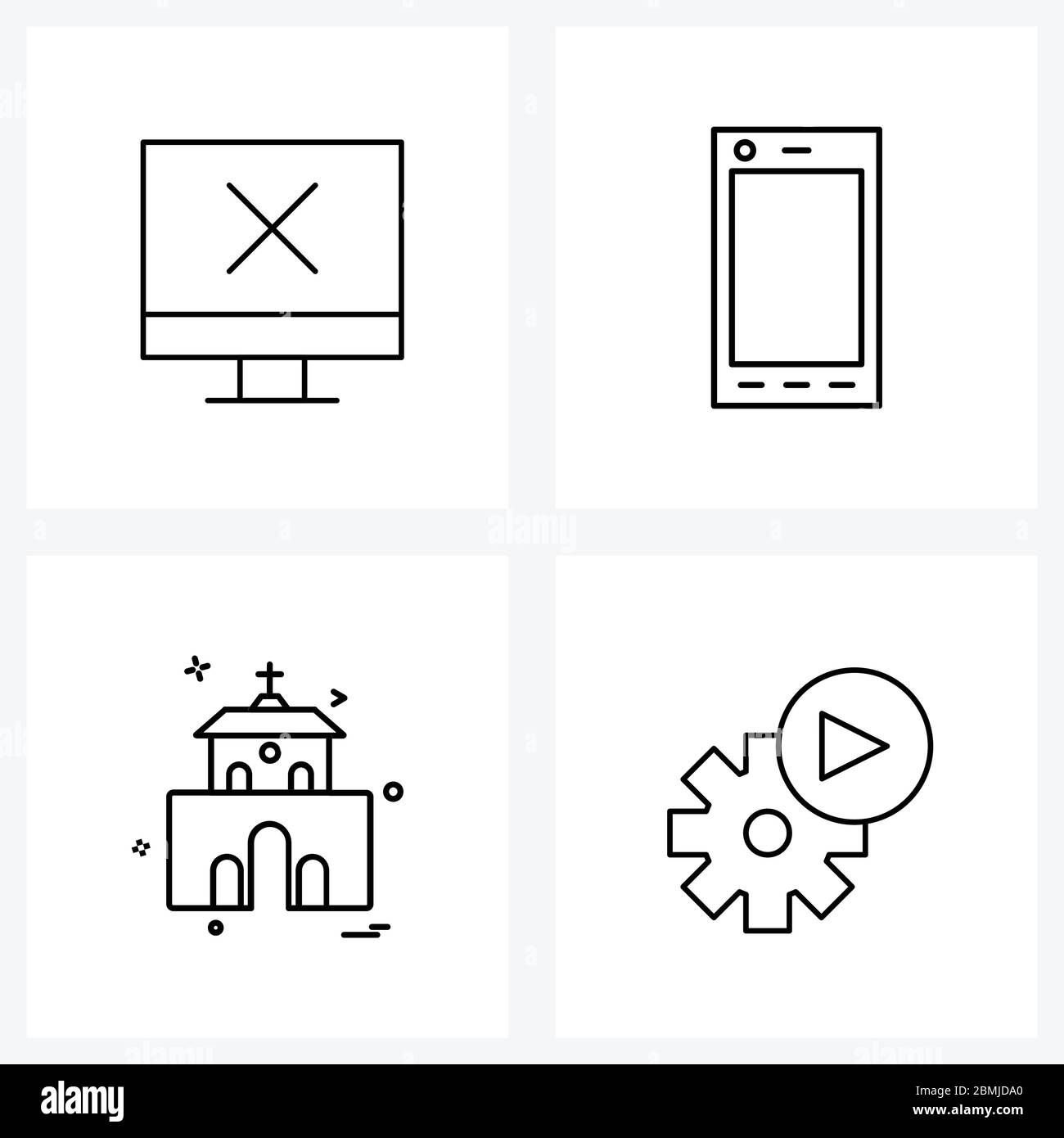 Cell church Stock Vector Images - Alamy