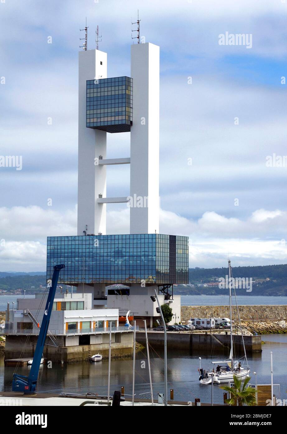Torre de control maritimo de la coruna hi-res stock photography and ...