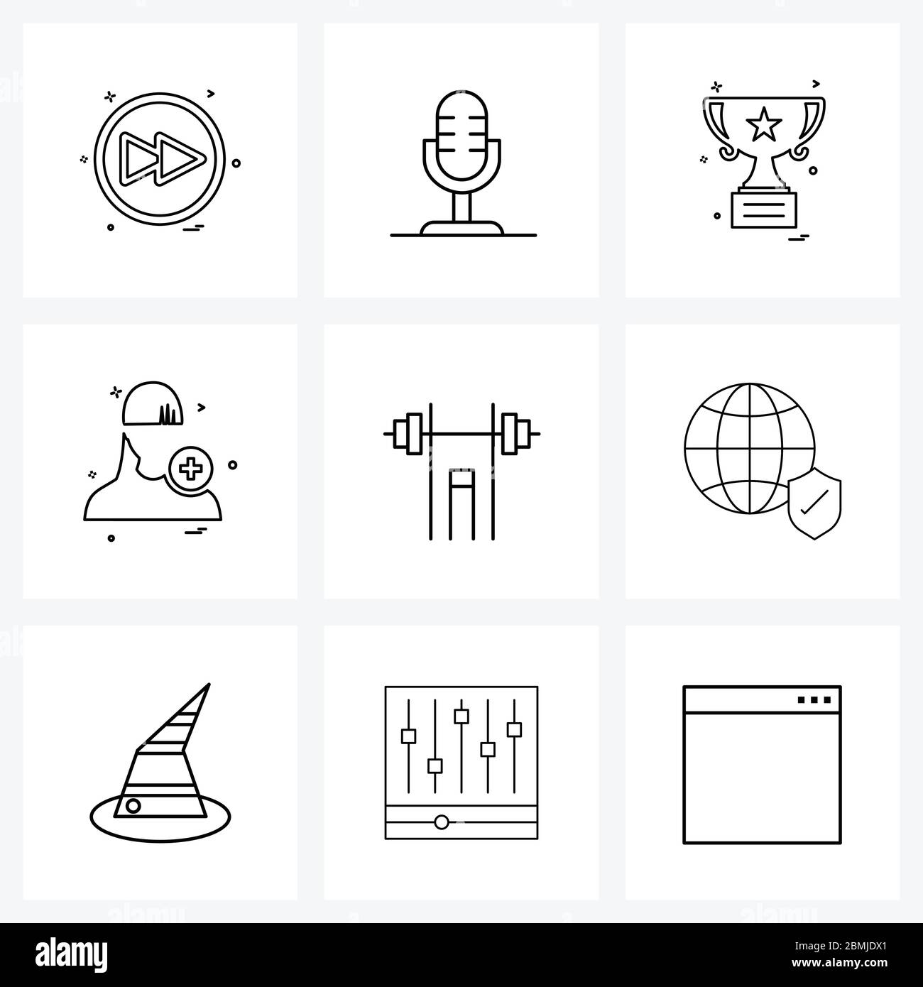 Profile trophy Stock Vector Images - Alamy