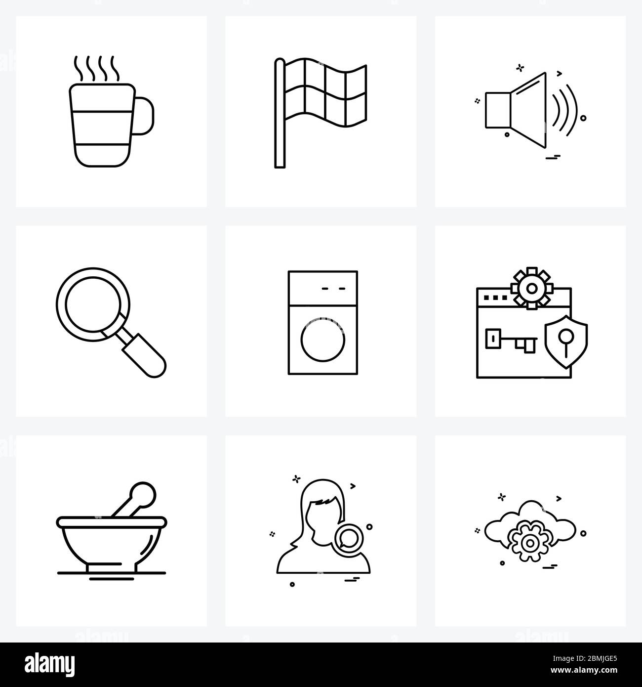 Washing mug Stock Vector Images - Alamy