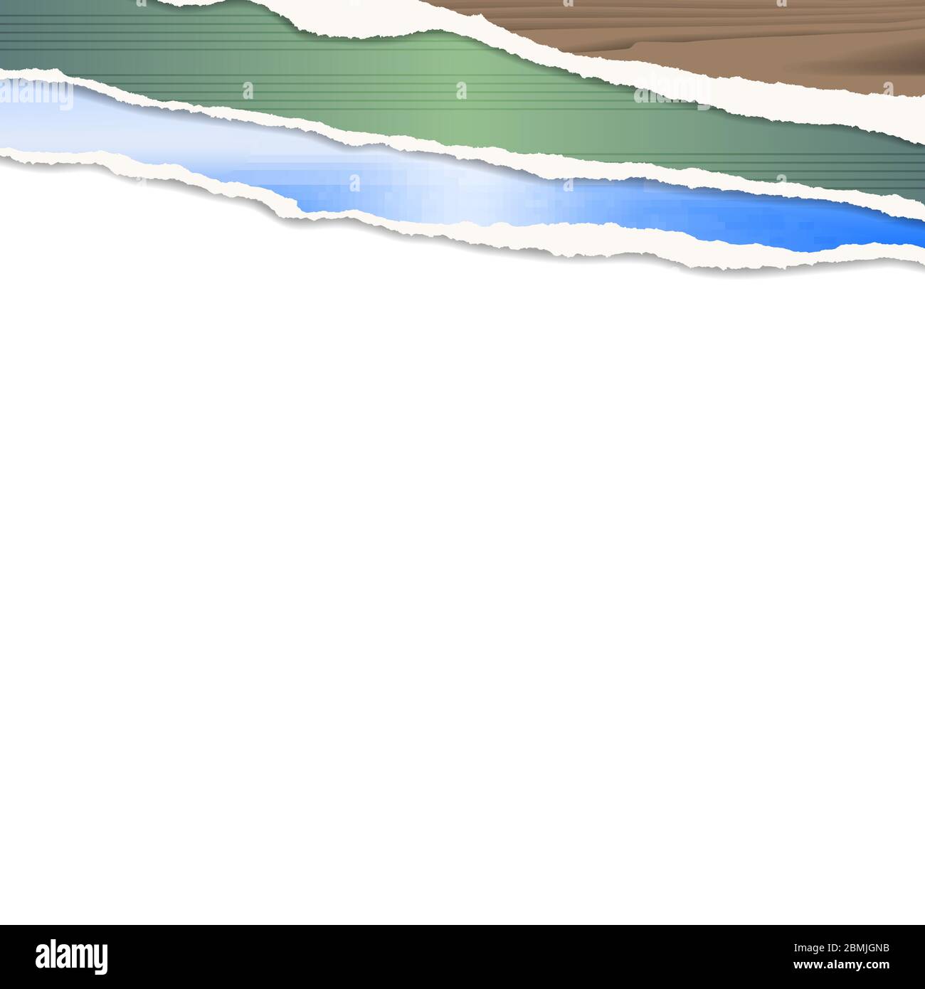 Shredded paper blue Stock Vector Images - Alamy