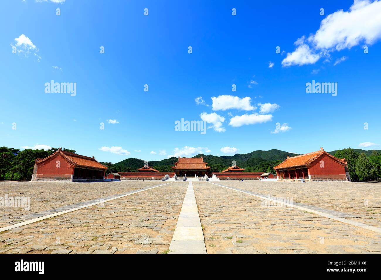 Ancient Chinese architecture under the blue sky Stock Photo - Alamy