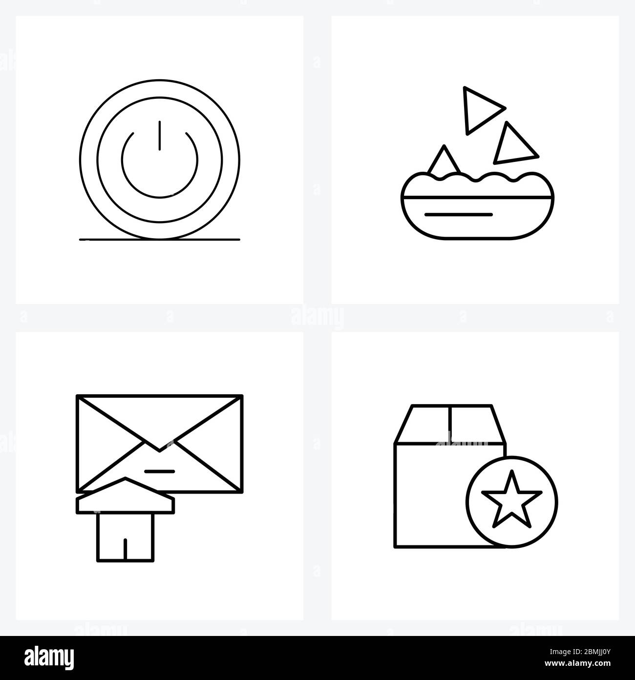 Chips home delivery Stock Vector Images - Alamy