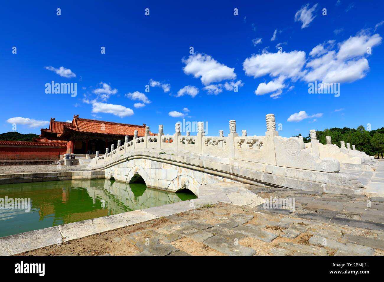 Ancient Chinese architecture under the blue sky Stock Photo - Alamy