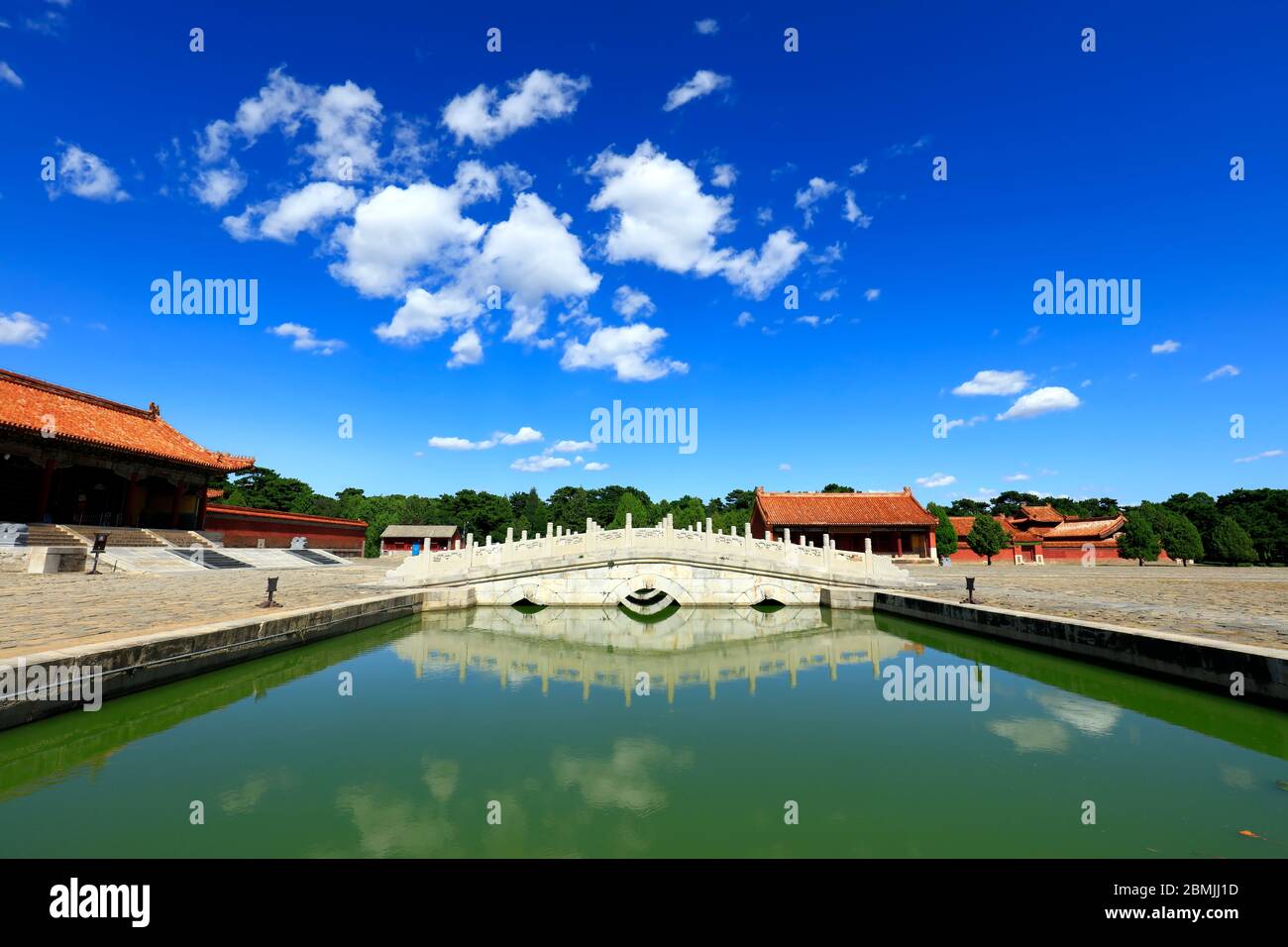 Ancient Chinese architecture under the blue sky Stock Photo - Alamy