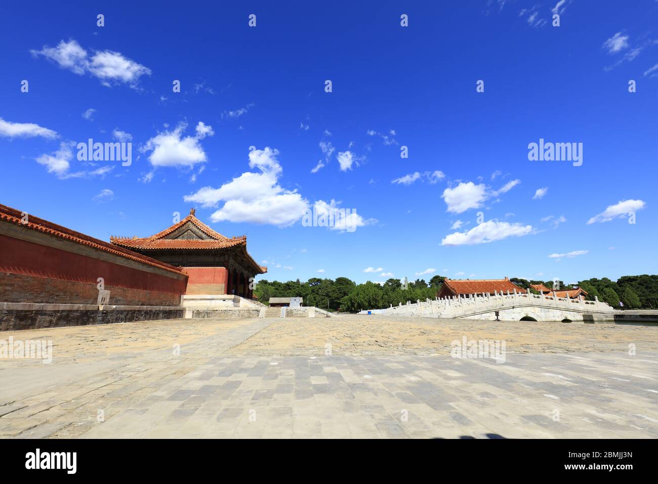 Ancient Chinese architecture under the blue sky Stock Photo - Alamy