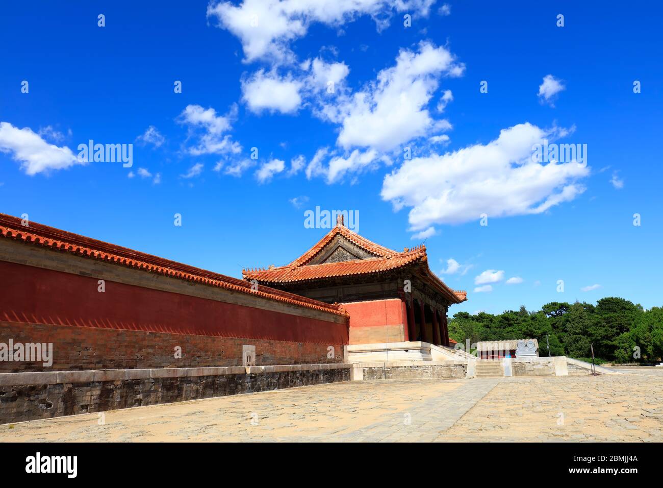 Ancient Chinese architecture under the blue sky Stock Photo - Alamy