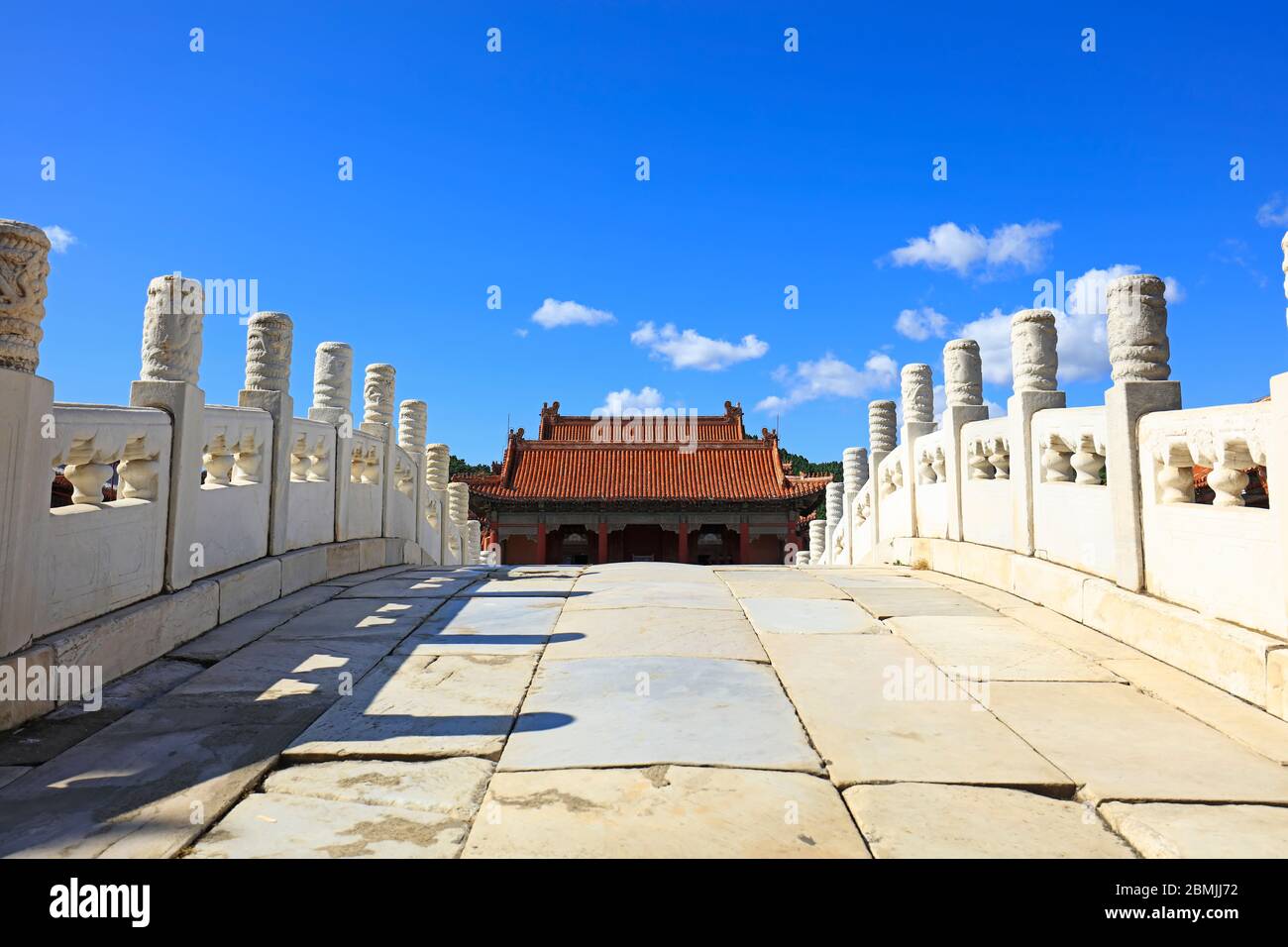 Ancient Chinese architecture under the blue sky Stock Photo - Alamy
