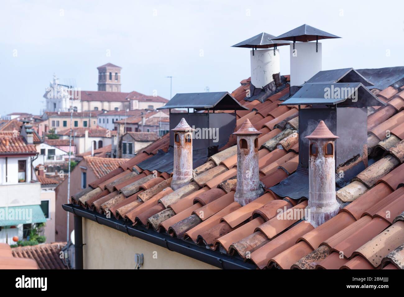 Venetian chimneys hi-res stock photography and images - Alamy