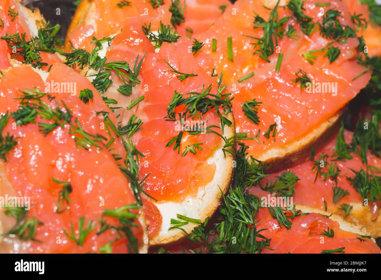 Smoked fish sandwich hi-res stock photography and images - Alamy