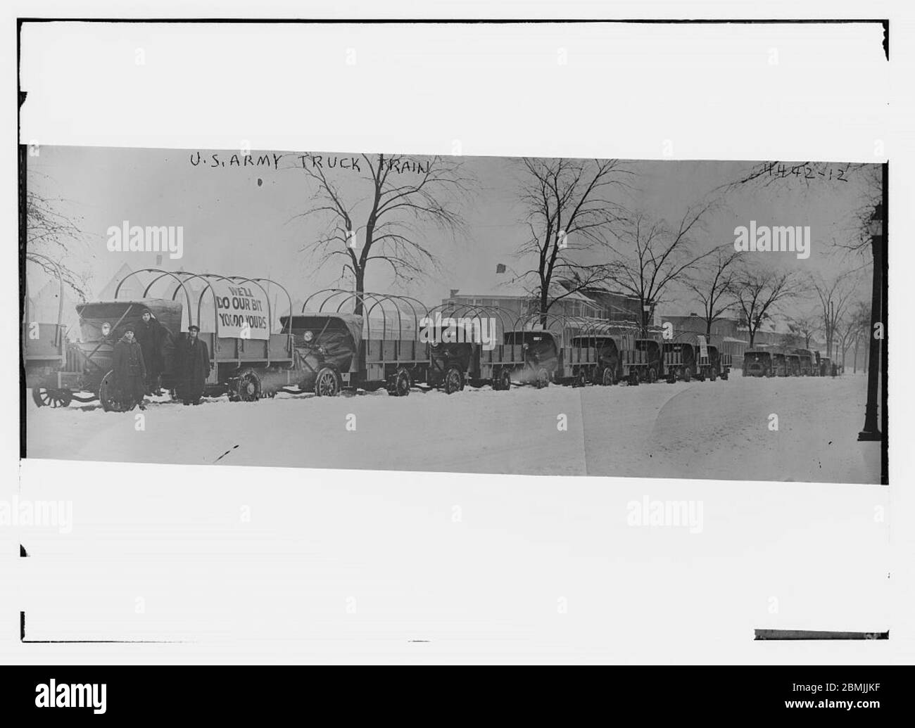 U s army truck train hi-res stock photography and images - Alamy