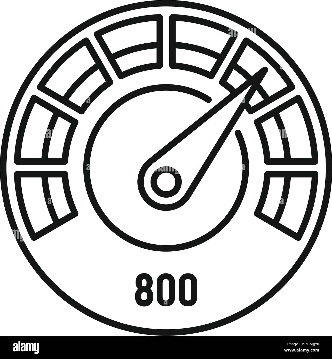Benchmark level icon. Outline benchmark level vector icon for web ...