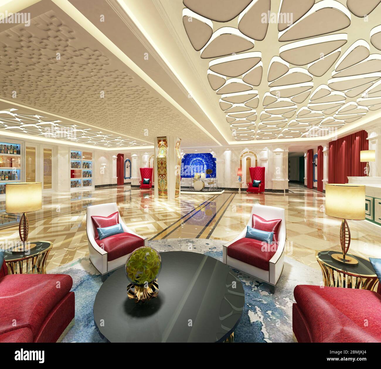 empty lobby interior Stock Photo - Alamy