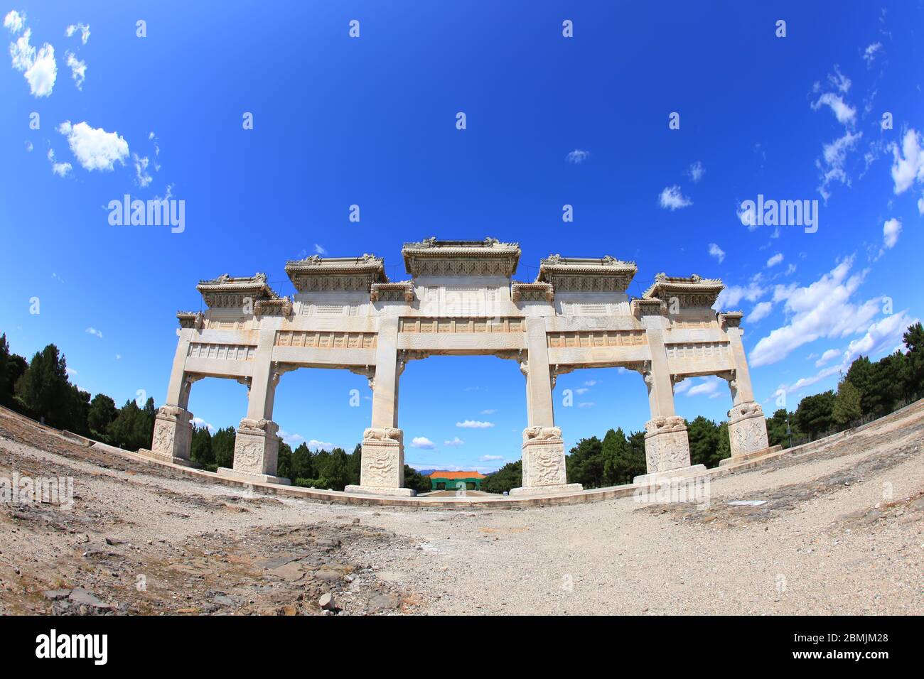Ancient Chinese architecture stone arch Stock Photo - Alamy