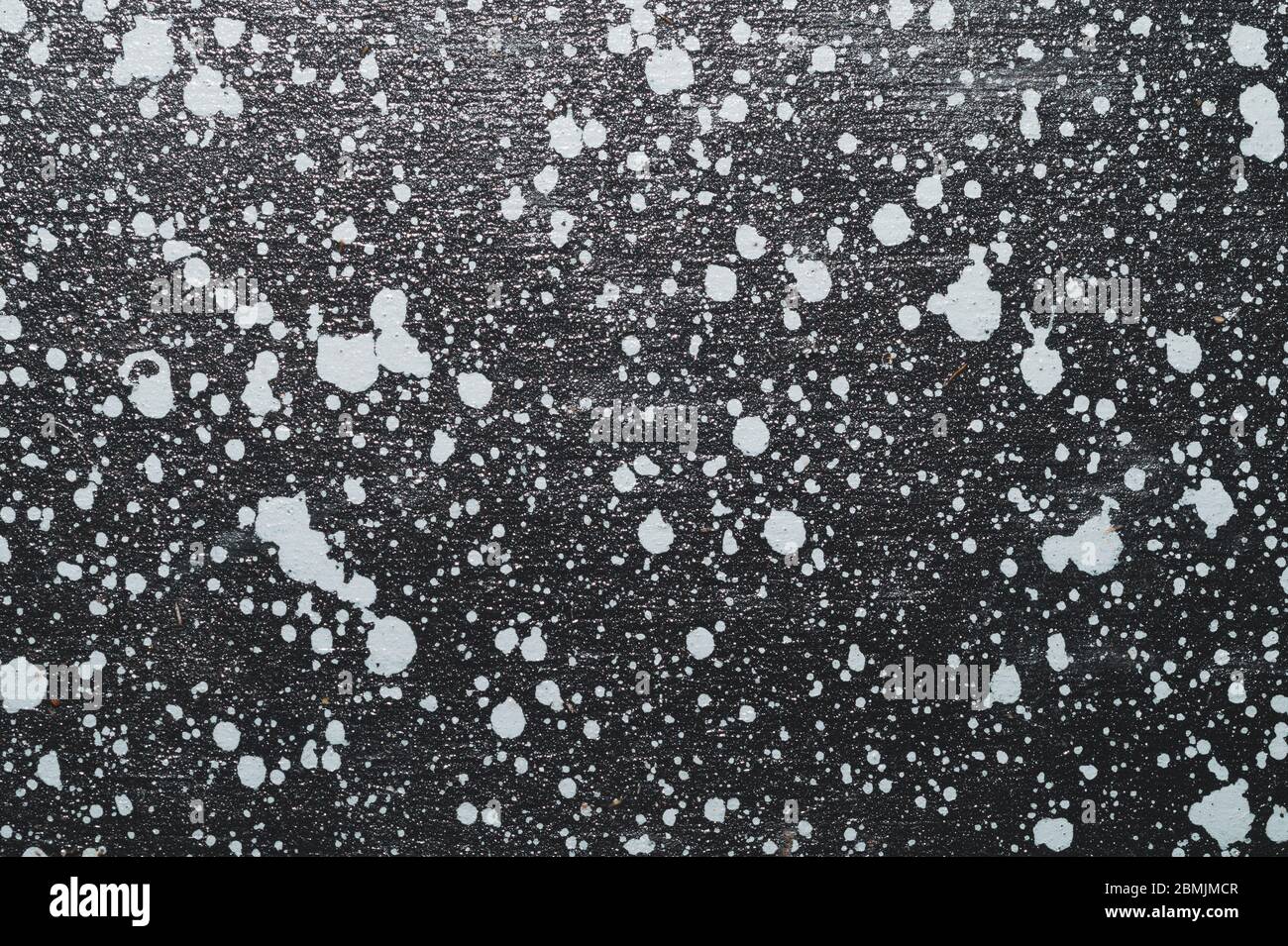 Painted wood surface with spots. wooden background with paint splashes ...