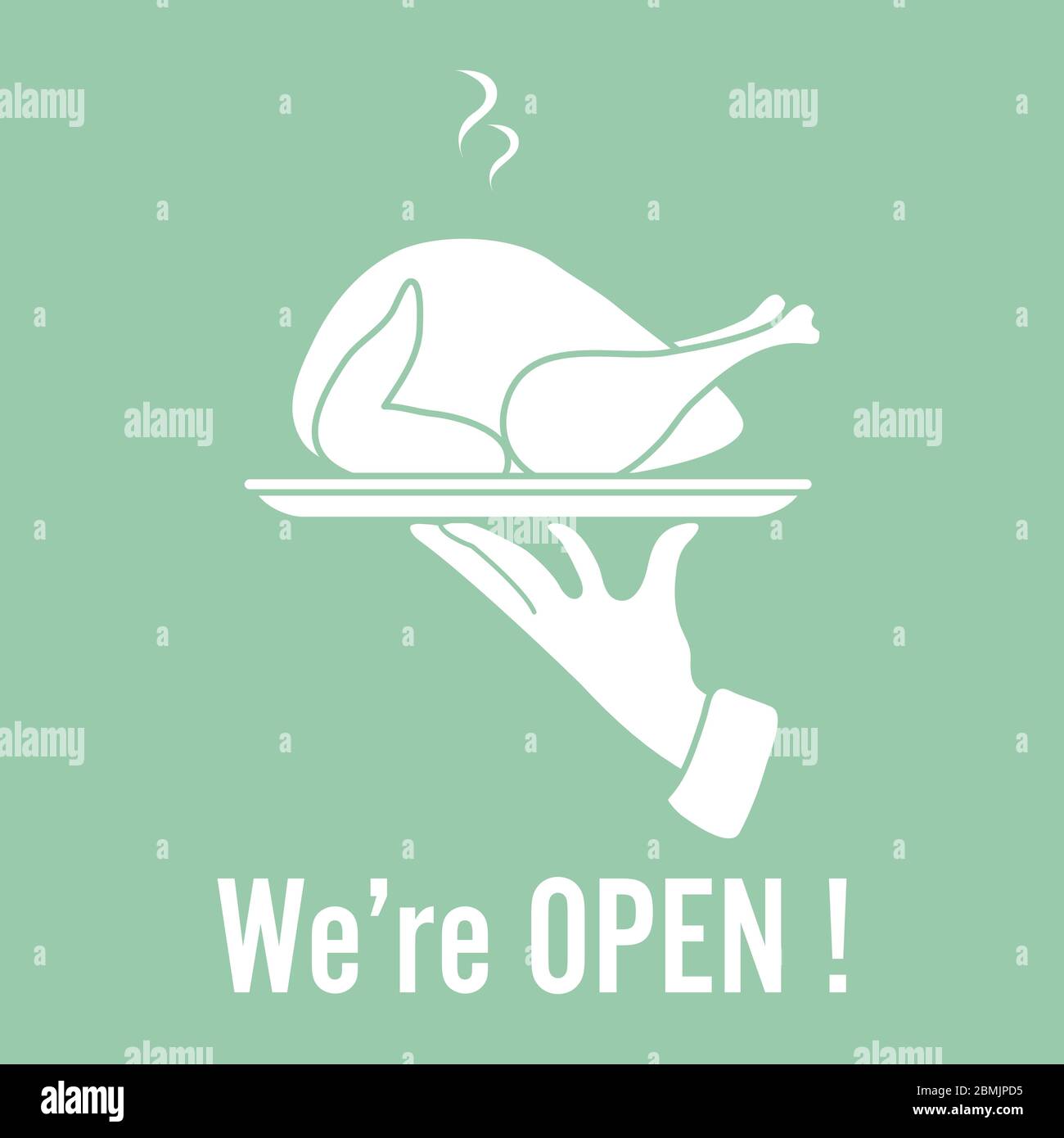 Vector illustration Reopening of cafe, restaurant after COVID-19 ...