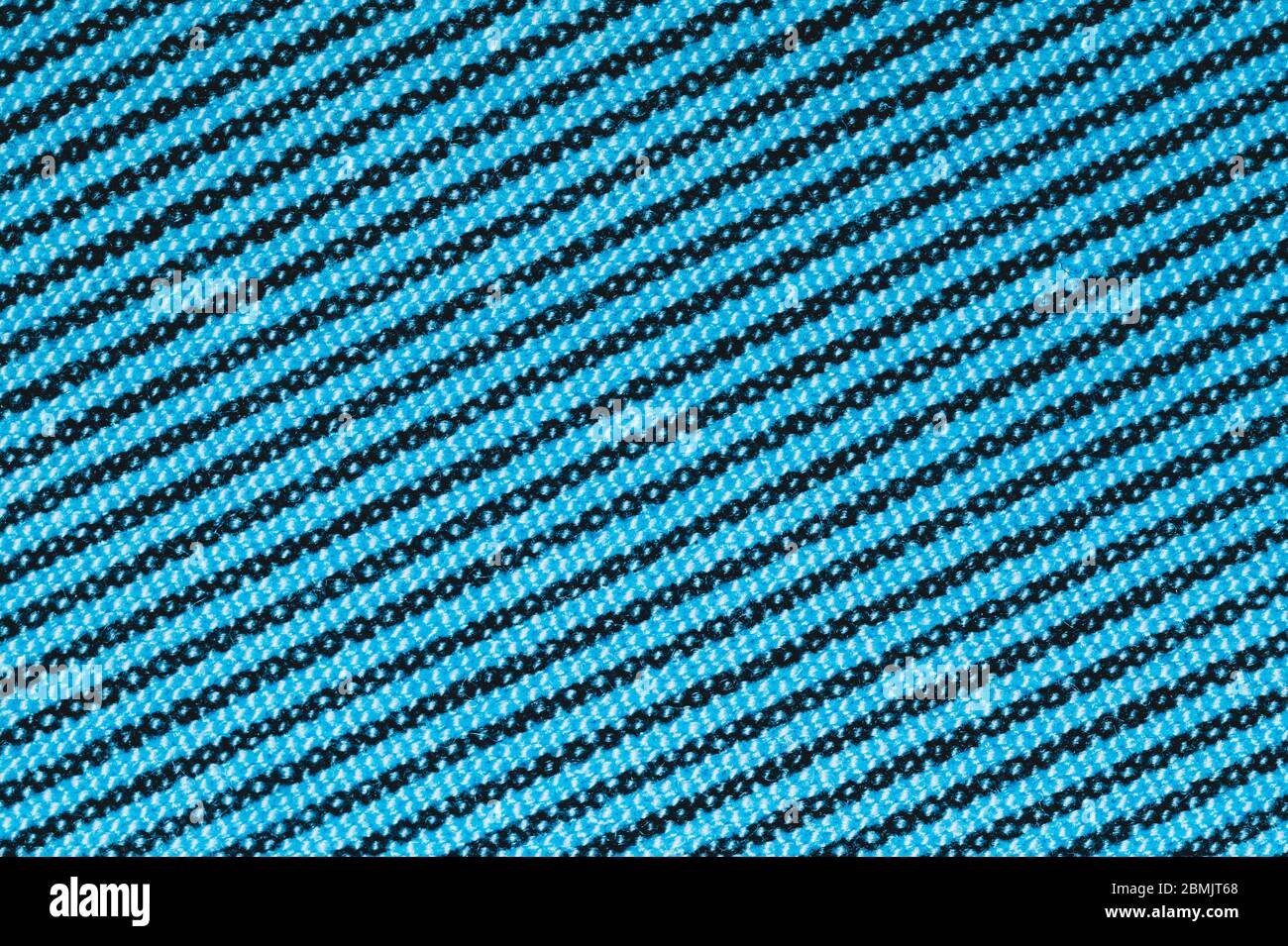 Turquoise textile background. blue fabric texture. piece of cloth close ...