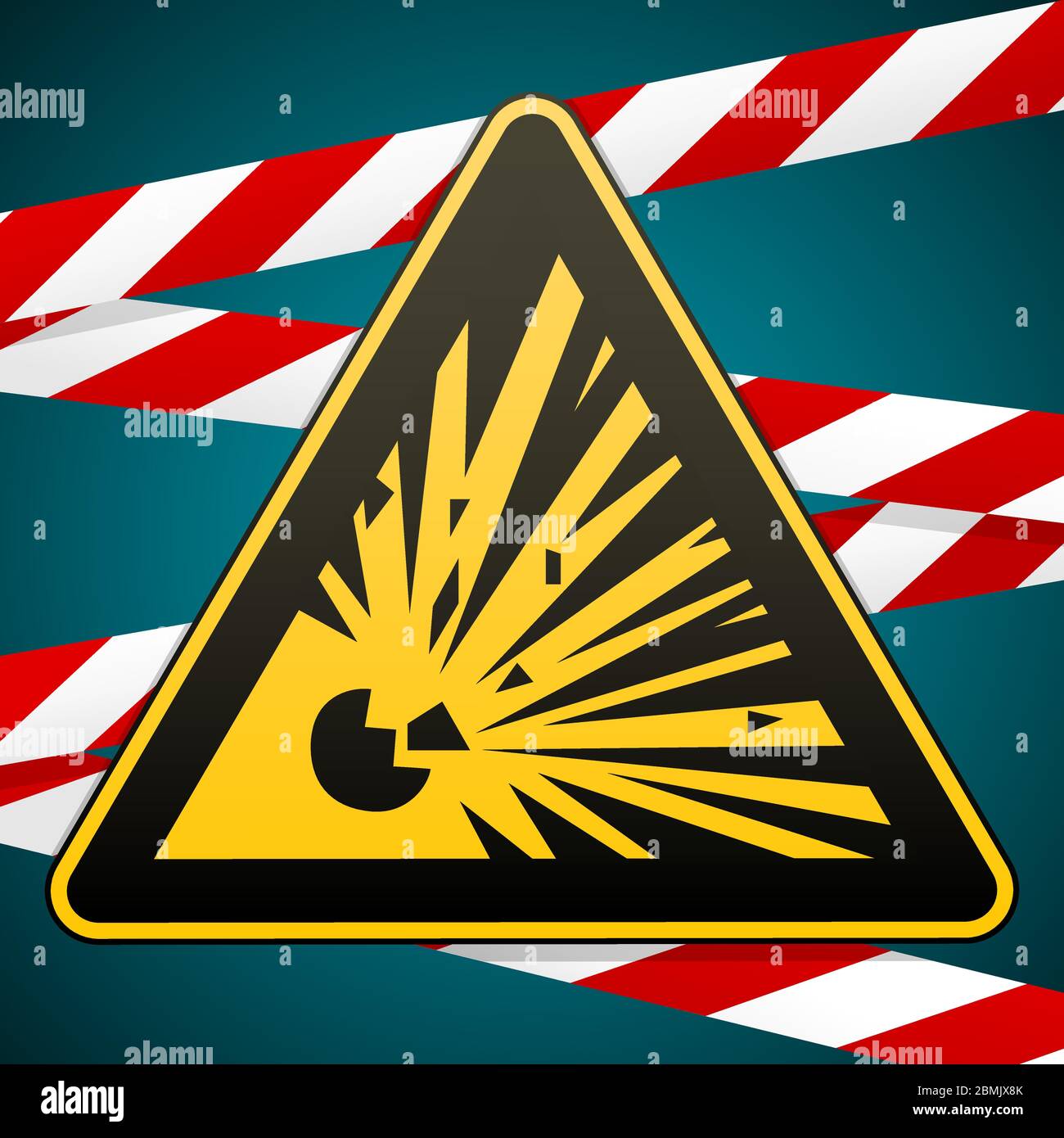 Sign warning blasting hi-res stock photography and images - Alamy