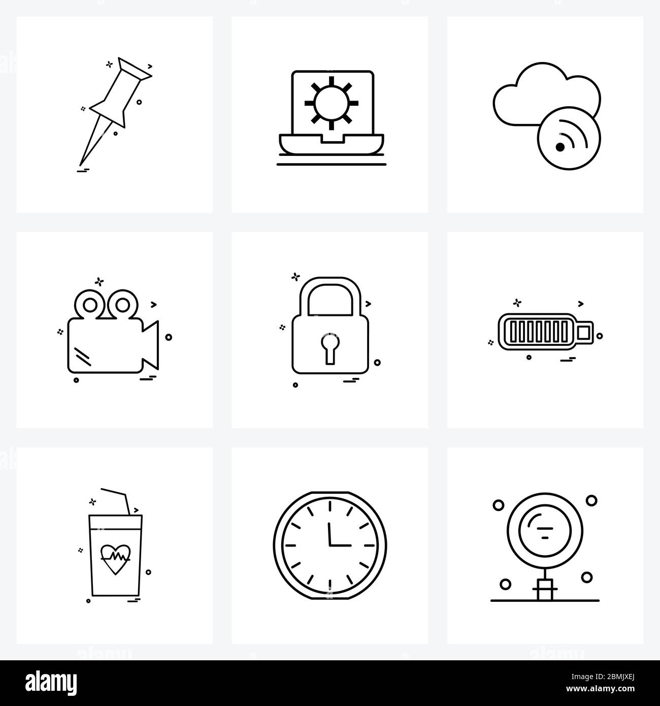 Safe with time lock Stock Vector Images - Alamy